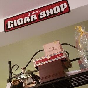 Cigars Sign Corner Store Sign Custom Shop Sign Cigar Lover