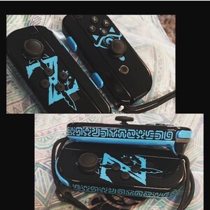 Custom Metroid Samus Aran Themed Nintendo Switch Joy-Con