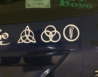 Led zeppelin sticker | Etsy