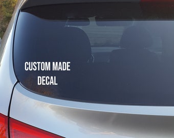 Car decal | Etsy