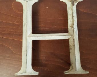 Metal letter h | Etsy