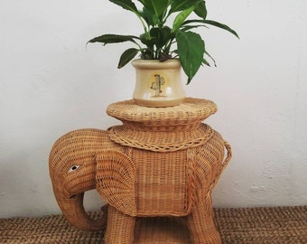 Wicker elephant | Etsy