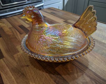 Chicken candy dish | Etsy