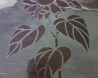 Sunflower stencils | Etsy