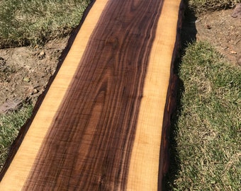 Wood slab bar top | Etsy