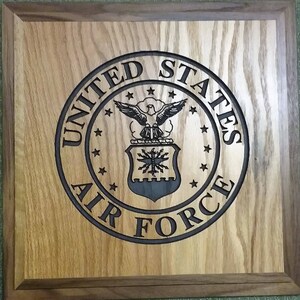 Air force plaque | Etsy
