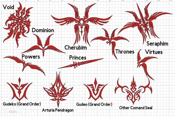 Fate Prototype inspired Grand Order Arturia Command Seal