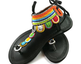 Kenyan sandals | Etsy