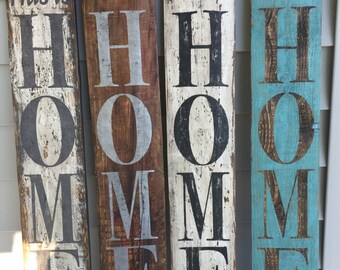 Vertical wood signs | Etsy