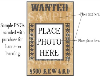 Custom wanted poster | Etsy