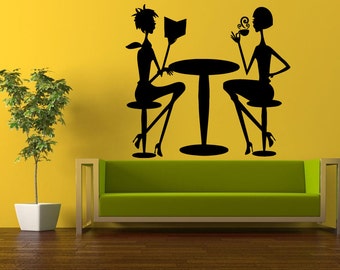 Coffee shop decals | Etsy