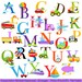 Transportation Alphabet Clipart Clip Art Construction