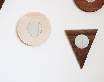 Triangle mirror | Etsy