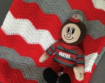 Ohio state crochet | Etsy