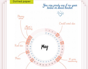 Calendar wheel | Etsy