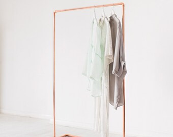 Copper clothing rack | Etsy