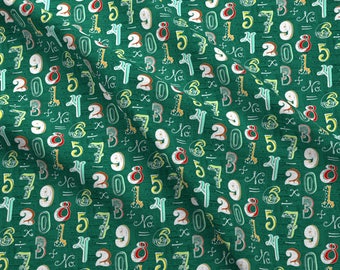 Math fabric | Etsy