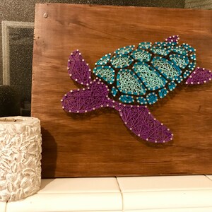 Turtle string art | Etsy
