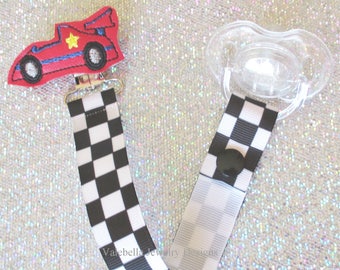 Dainty Daisy Happy smiling flower Pacifier Clip Paci Soother