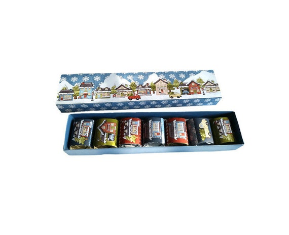 Digital Christmas Slider Gift Box Set for Nugget Candies