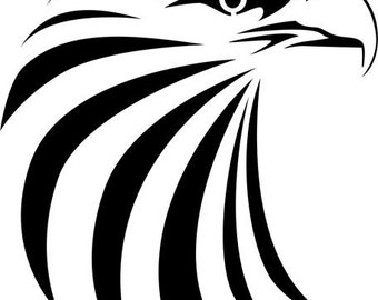 Eagle wings decal | Etsy