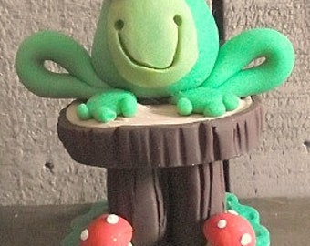 Polymer clay frog | Etsy