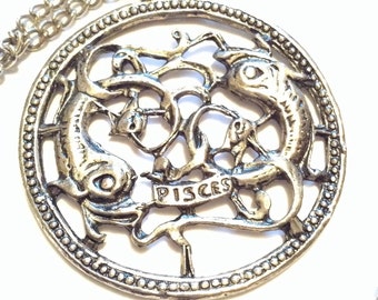 Pisces pendant | Etsy