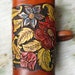 Tooled eyeglass case Big Flowers floral western