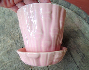 Pink planter | Etsy