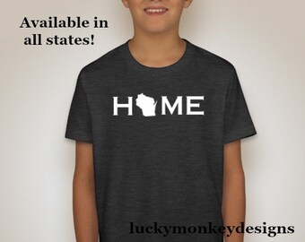 Home State Shirt State Home Shirt Home Shirt Where I'm