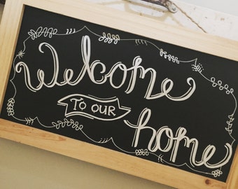 Custom chalkboard signs | Etsy