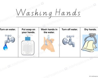 Brushing My Teeth Routine Poster