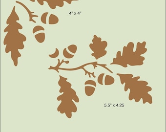 Acorn stencils | Etsy