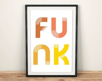 Funky wall art | Etsy