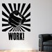 Wall Decals Quote Motivation Work Decal Hand Pointer Vinyl
