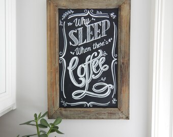 Coffee chalkboard | Etsy