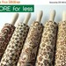 5 ANY pattern Rolling Pin SET. Lazer engraved embossing