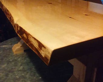 Wood slab table | Etsy