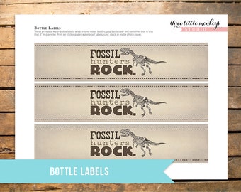 Dinosaur Paleontologist ID Badge Junior Paleontologist Badge