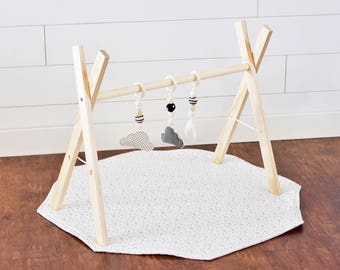 Wood play gym | Etsy