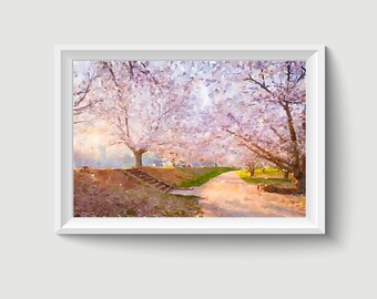 Spring painting | Etsy