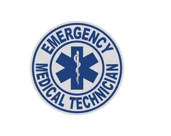 EMT Vinyl Decal EMT Sticker Emergency Medical Technician