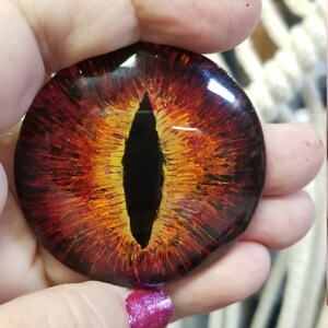 Glass dragon eye | Etsy