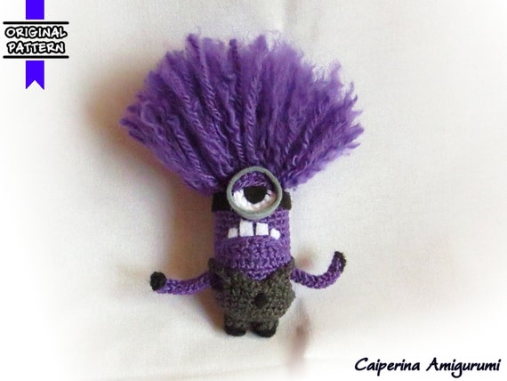 Purple Minion Amigurumi Pattern