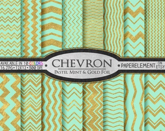 Teal and Gold Digital Paper: Gold and Teal Digital Paper Teal