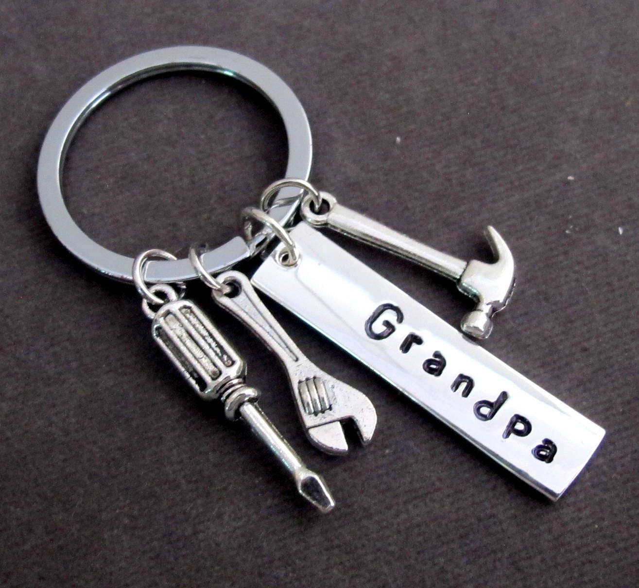 Grandpa KeychainGrandpa Gift Father's Day Gift Grandad