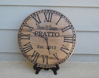 Personalized clock | Etsy