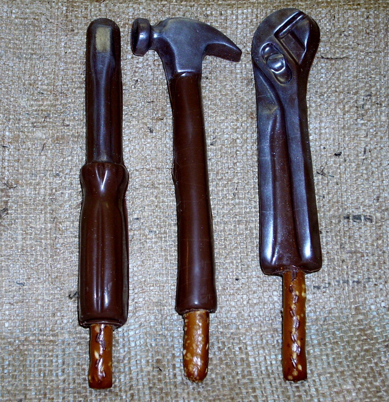 Chocolate Pretzel Tool Rods