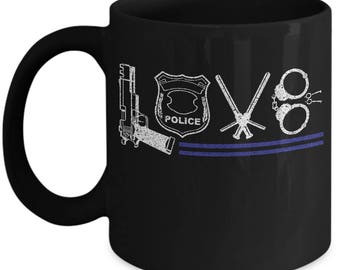 Police coffee mug | Etsy