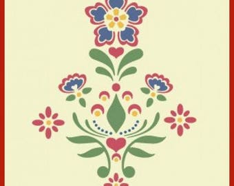 Rosemaling design | Etsy